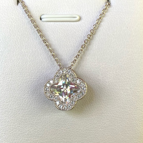 Jewelry | Sterling Silver 925 Cz Necklace | Poshmark